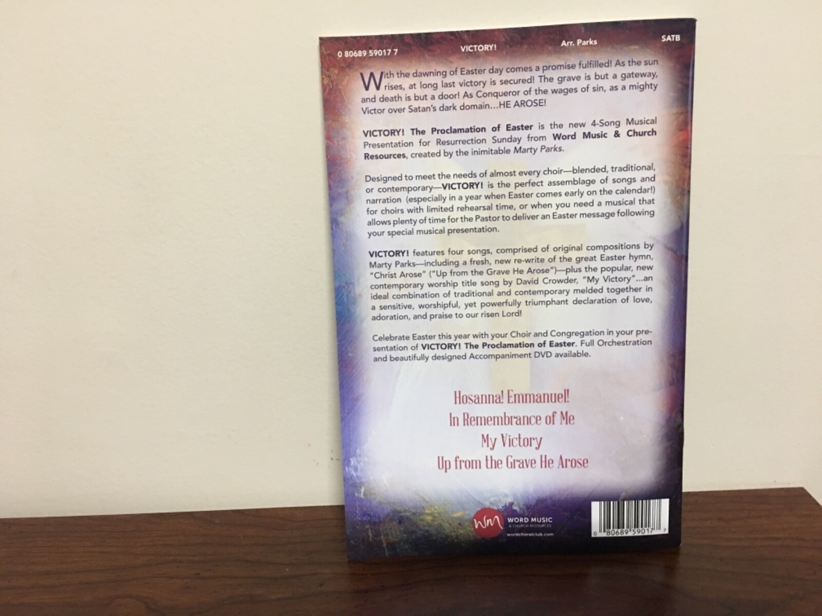 VICTORY The Proclamation of EASTER Music Book "NEW" | eBay