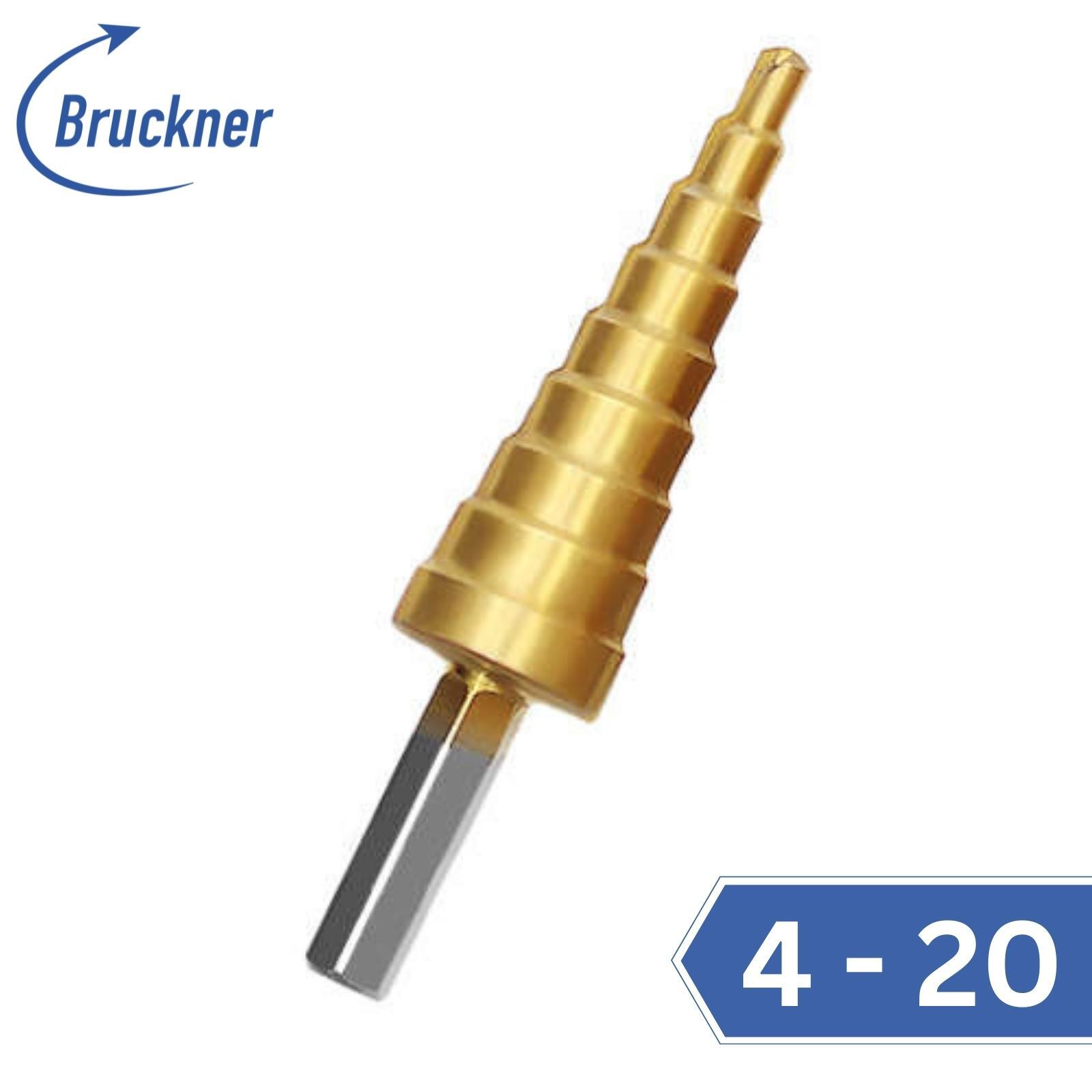 Stufenbohrer HSS Kegelbohrer Kegelsenker Metall Fräser 4-32 mm ...