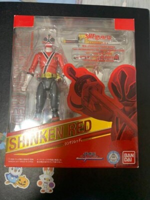 Samurai Sentai Shinkenger SHINKEN RED Action Figure S.H.Figuarts Power ...