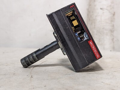 Microscan MS-810 fixed bar code scanner, pharmacode reader w/ mounting hardware | eBay