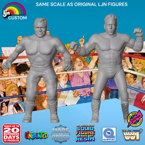 BILLY & CHUCK WWF LJN *Full Scale* CUSTOM Unpainted WWE WCW *READ* | eBay