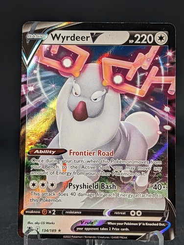 Pokemon Wyrdeer V 134/189 Ultra Rare Card Astral Radiance TCG NM | eBay