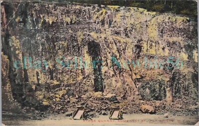 Plainfield NJ - STONE QUARRY ON SOMERSET STREET - Postcard | eBay