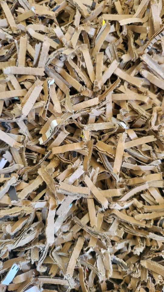 Shredded Cardboard - Recycled cardboard void fill eco packaging 5 LBS ...