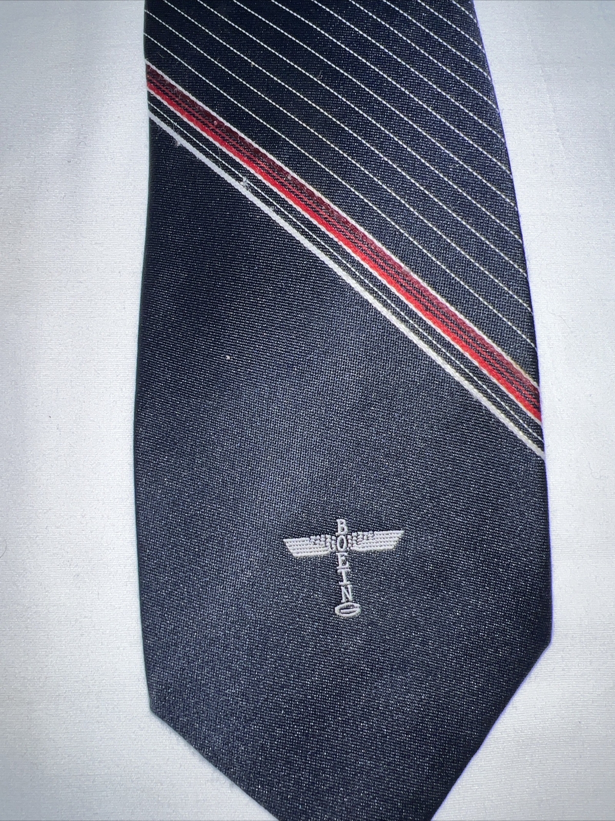 Vintage Michael Bruce Boeing Aviation Neck Tie - Gem