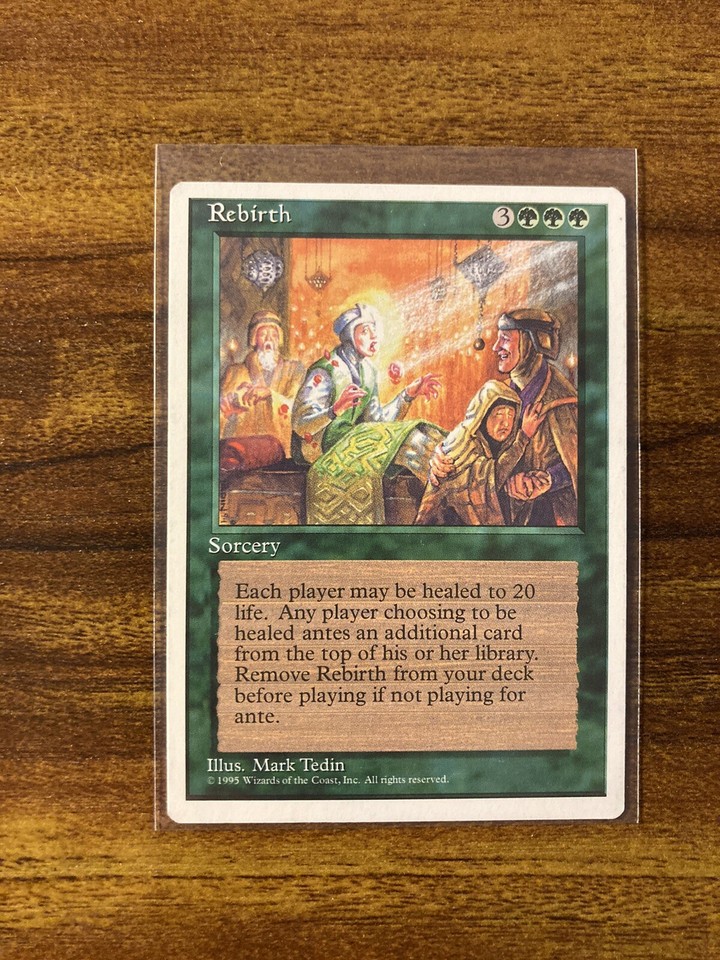 Magic The Gathering THE POKER 9 ANTE CARD SET Reserve List NM RARE ...