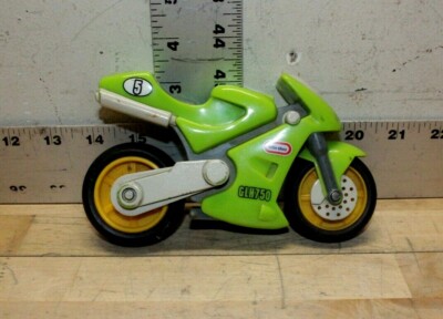 Little Tikes Rugged Riggz Green Motorcycle with Kickstand GLH750 Toy ...