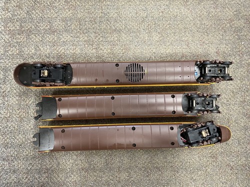 + MTH O Premier Union Pacific M10000 Diesel Passenger Set w/ PS.2 20 ...