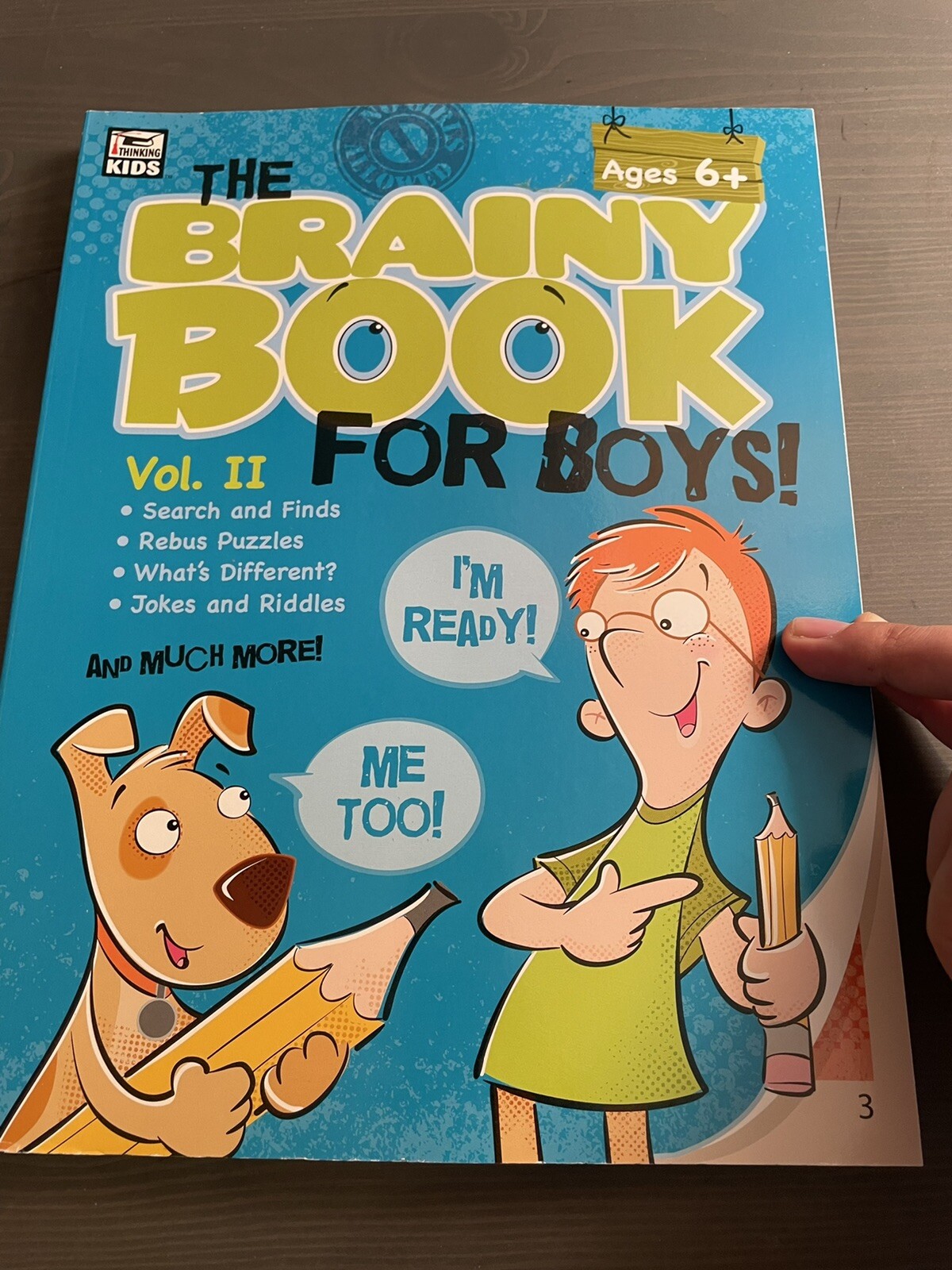 Brainy Bks.: Brainy Book for Boys, Ages 6+ by Thinking Kids' Staff ...