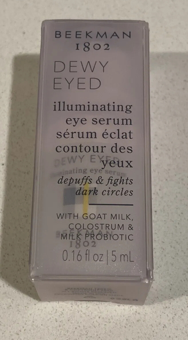 Beekman 1802 Dewy Eyed Illuminating Eye Serum 0.16 Oz 5 mL NIB 1/3 Of ...
