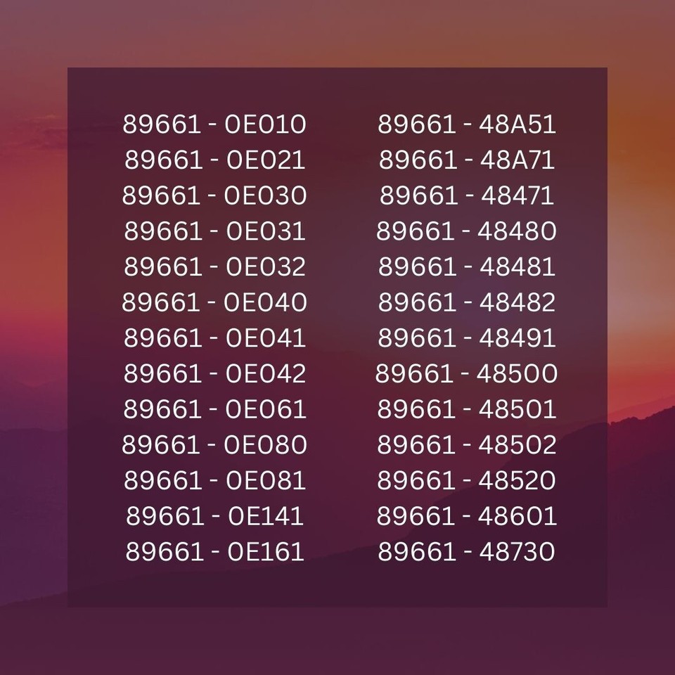 Repair & Return of your Lexus RX330 ECU - Quick Quality Service, 5 Year ...