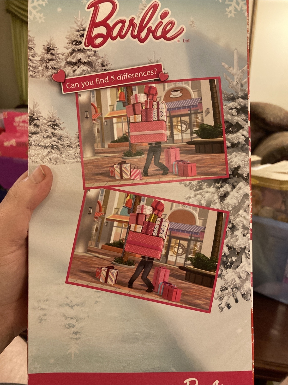 Holiday Sparkle Barbie Doll in Snowflake Dress CLW91 2014 Life In The ...