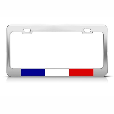FRANCE FLAG FRENCH Metal License Plate Frame Tag Holder | eBay