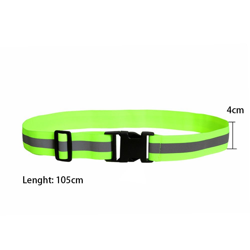Safety Adjustable Reflective Waist Reflective Belts Cycling Equipment ...
