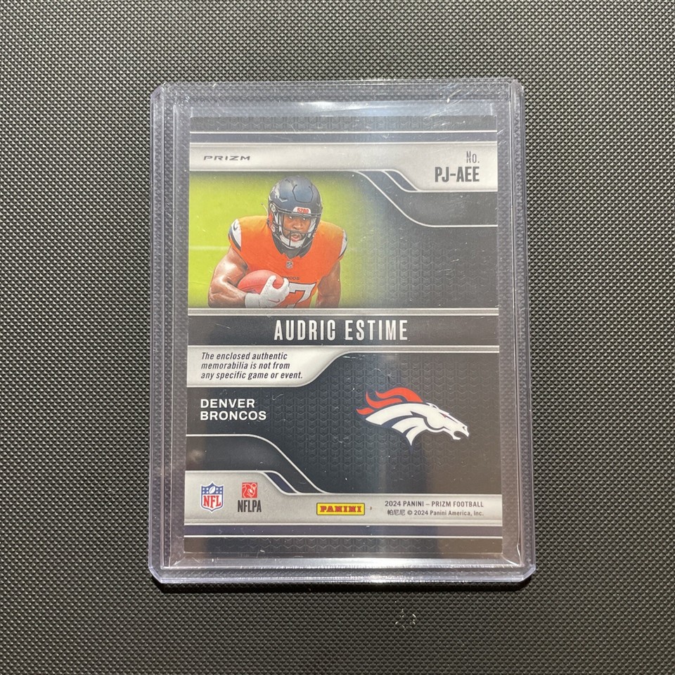 2024 Prizm Audric Estime Premier Neon Green Pulsar - Rookie Patch ...