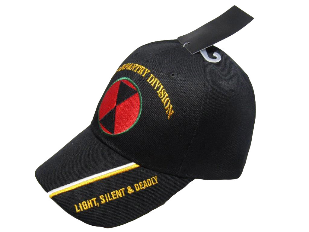 NEW! US ARMY 7TH INFANTRY DIVISION LIGHT, SILENT & DEADLY BALL CAP HAT ...
