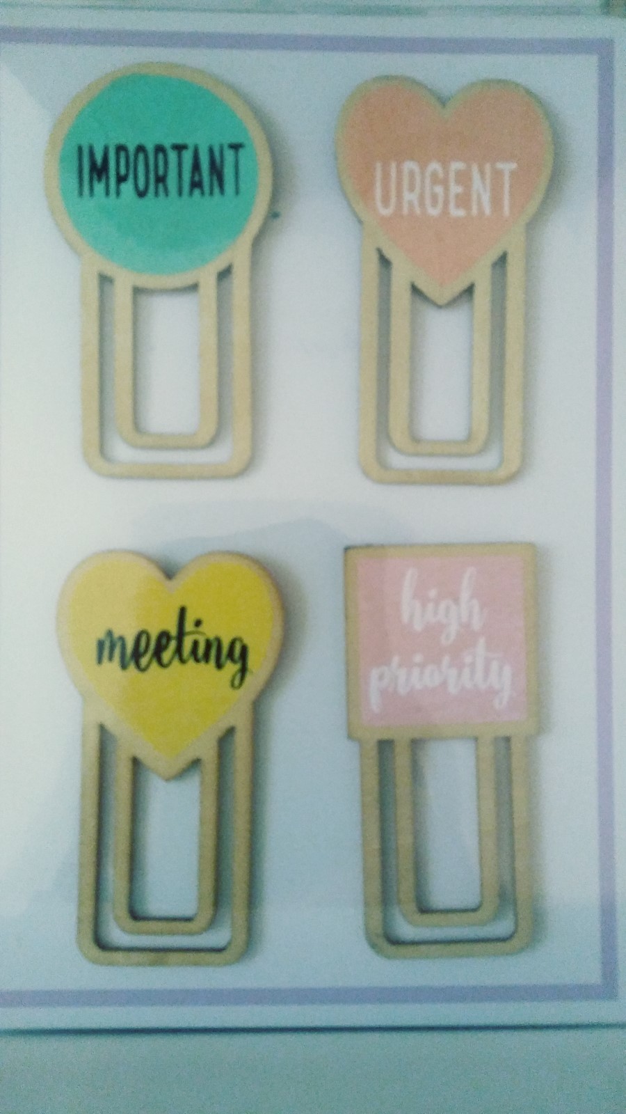 Wooden Paper Clips Markers LOT 24 packs NEW in Package | eBay