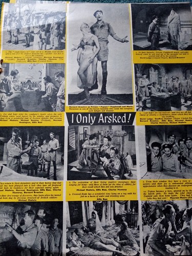 El62 Ephemera 1950s film picture I only arsked Marie Devereux Bernard ...
