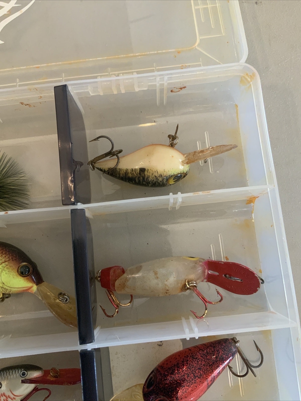 Lot Of Vintage Fishing Lures In Open Water 606 Tackle Box- Lure ...