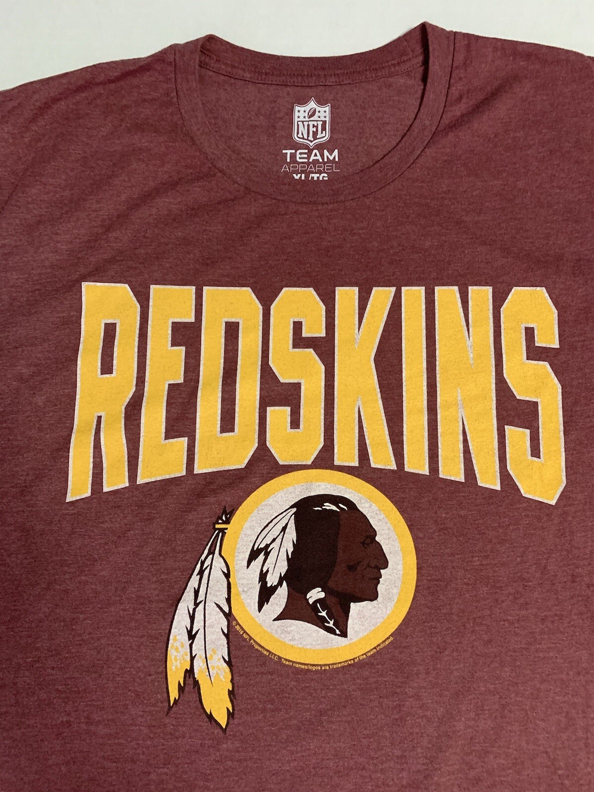 WASHINGTON REDSKINS T-SHIRT - OLD LOGO / MASCOT COLLECTORS ITEM - NFL ...