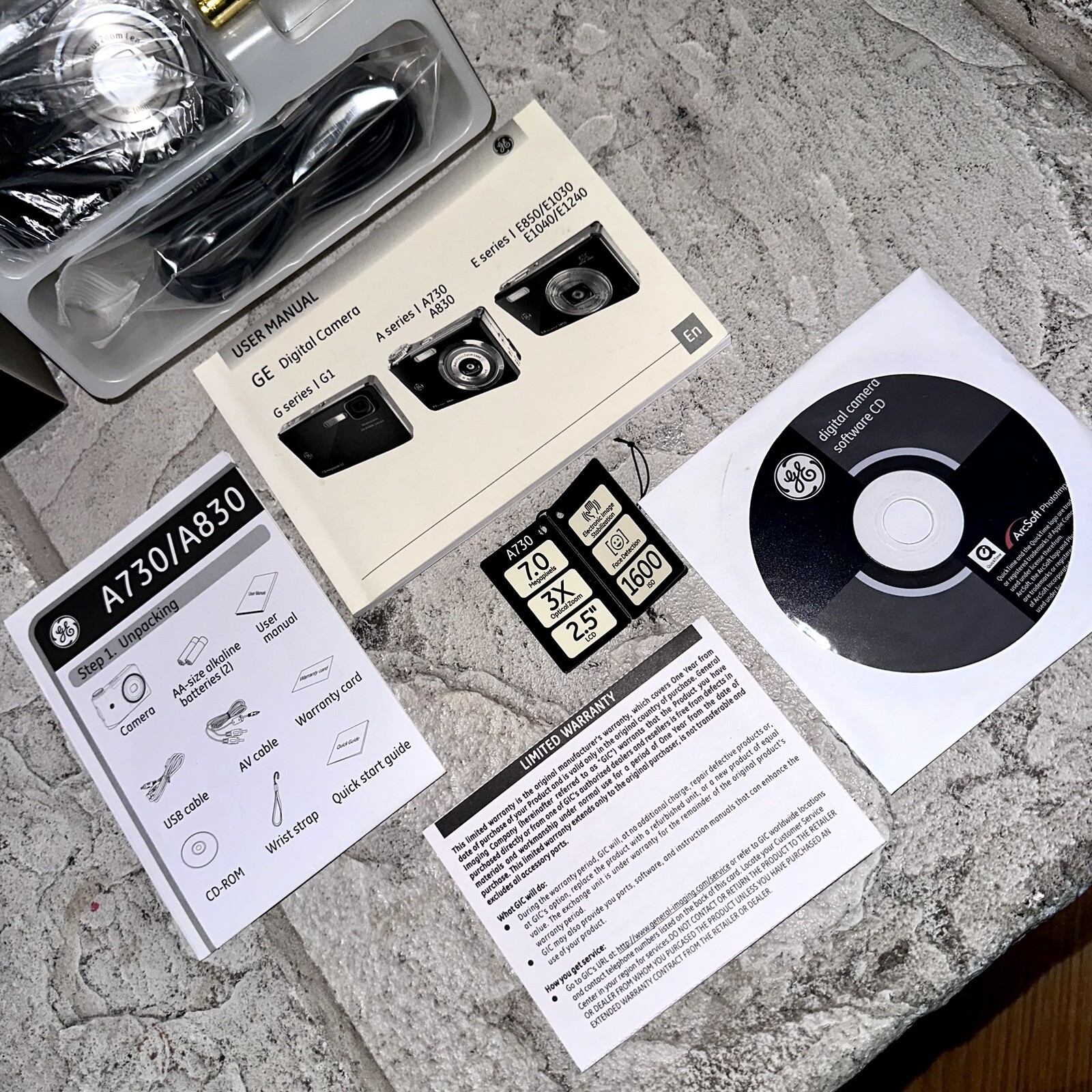 GE Smart Series A730 7.0MP Digital Camera - Black for sale online | eBay