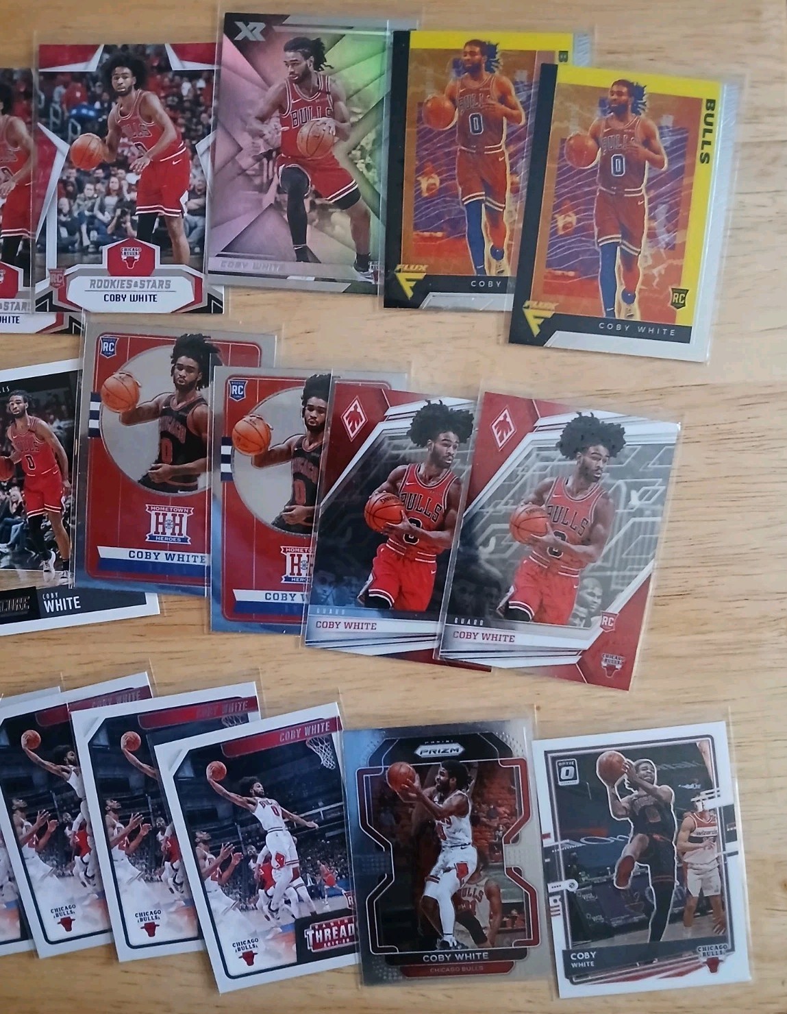 Lot of 25 Coby White Cards /23 Rookies/ RC Chicago Bulls | eBay