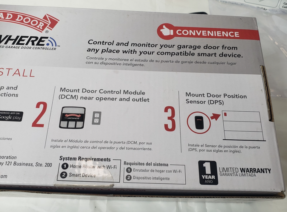 Overhead Door OHD Anywhere Wi-Fi Smart Device Enabled Garage Door ...