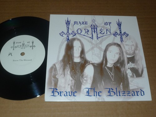 MAZE OF TORMENT vinyl 7 brave the blizzard DEATH METAL merciless ...