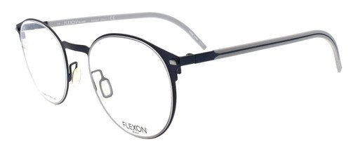Flexon B2075 412 Men's Eyeglasses Frames Navy 49-21-145 Flexible ...