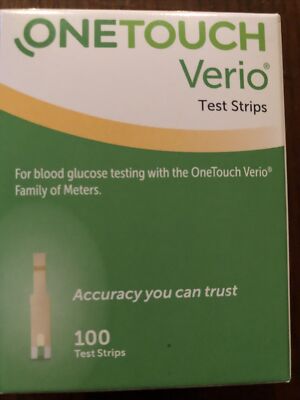 One Touch Verio Test Strips (100 Count) 353885009751| eBay