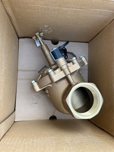 2.5 inch Brass Inline Irrigation Valve Buckner Superior Original Box ...