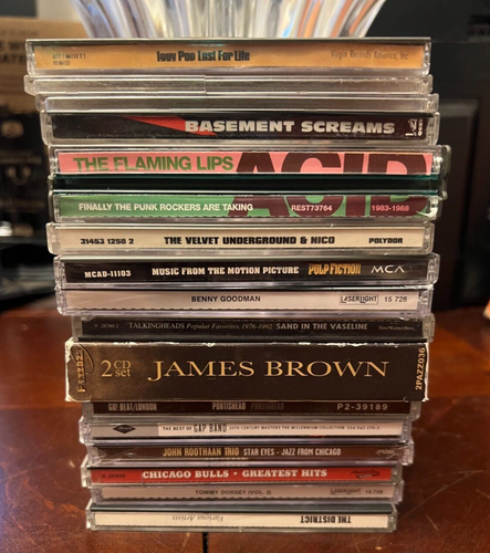 CD Mixed Genre Lot of 20 - Alternative Punk Synth-Pop 80s 70s Jazz Funk ...