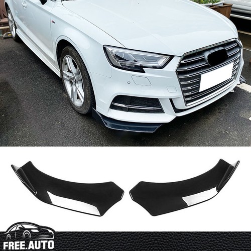 Universal Car Accessories Front Aprons Canard Corner Fins Glossy Gloss ...