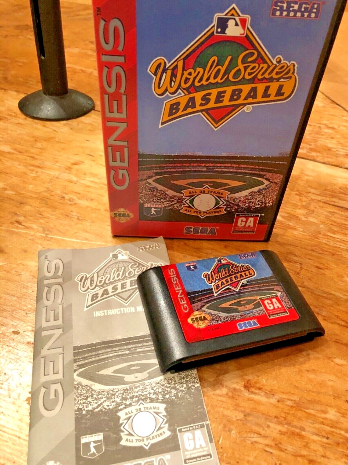 World Series Baseball SEGA GENESIS GAME w/ Box + Instructions | eBay