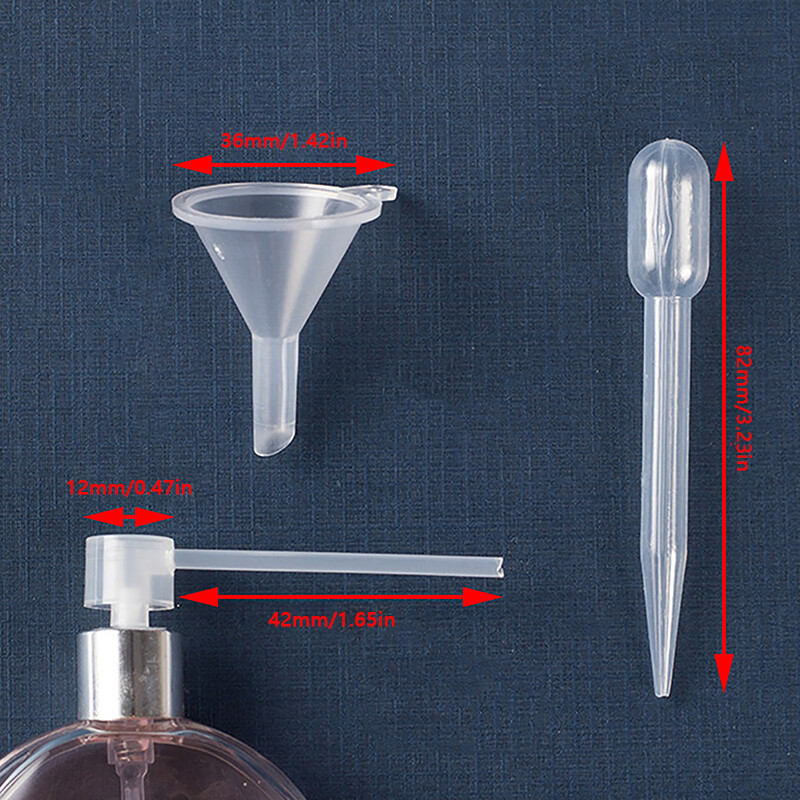 Perfume Refill Tools Kit Diffuser Funnels Spray Cosmetic Pump Dispenser ...