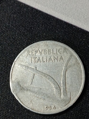 1954 Italy 10 Lire Coin Old Italian Coins Collectible World Money ...