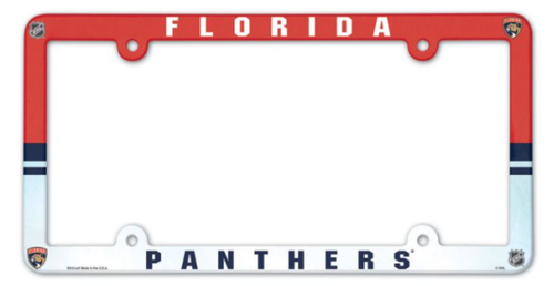 NHL Hockey Florida Panthers Plastic License Plate Frame | eBay