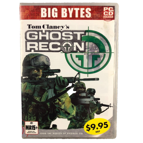Tom Calncy's Ghost Recon 2001 War Game PC CD Rom Army Action Shooter ...