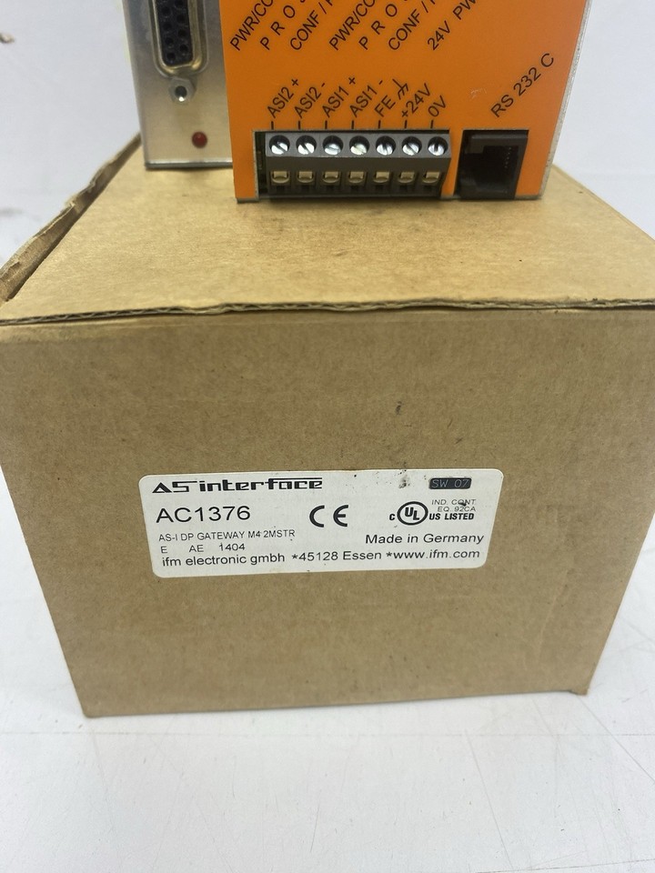 IFM AS-i DP GATEWAY AC1376 M4 2MSTR DP1 , AC 1376 | eBay UK