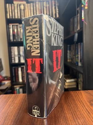 IT, Stephen King (1986, HC/DJ, 1st Edition 6th Print), 1st/6th ...