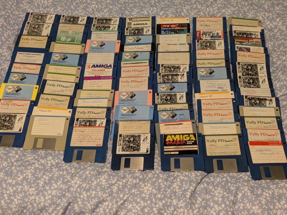 AMIGA Floppy disk collection,various, - 50 disks | eBay UK