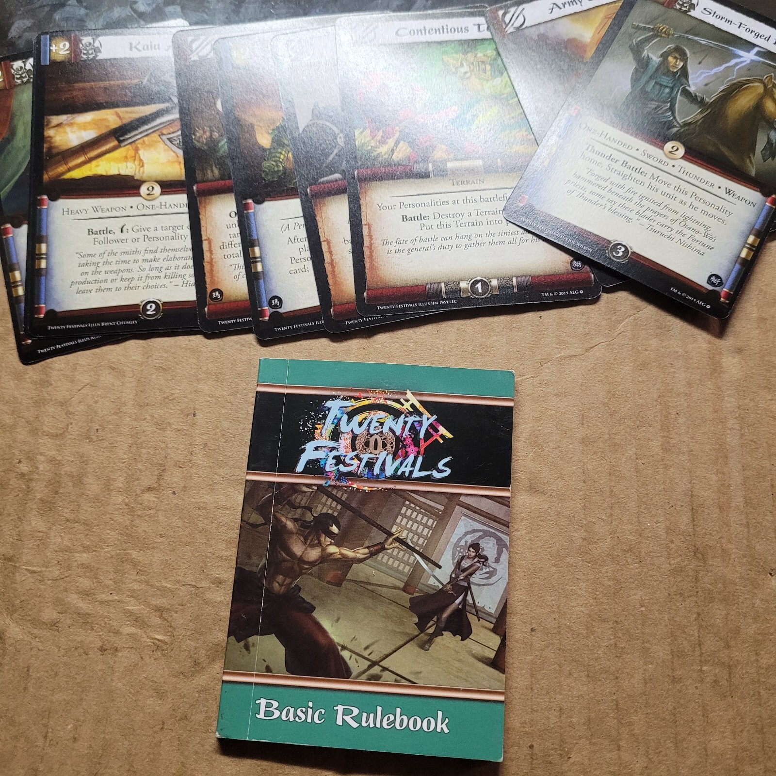 Legend of the Five Rings Twenty Festivals Emerald Rule Book Manual L5R ...