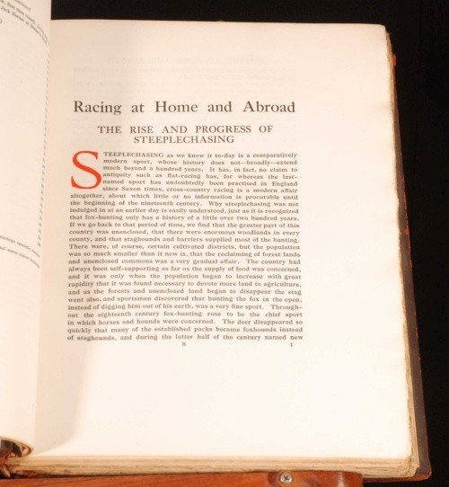 1927 BRITISH STEEPLECHASING Limited Ed. SCARCE FIRST | eBay