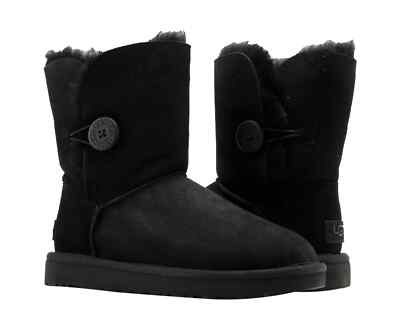 UGG Women's Baily Button Boot Style 1016226-Black | eBay