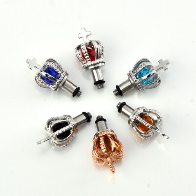 1x 2.5*0.5mm Crown Jewel Finger Rest Tang for beauty Style Hair ...