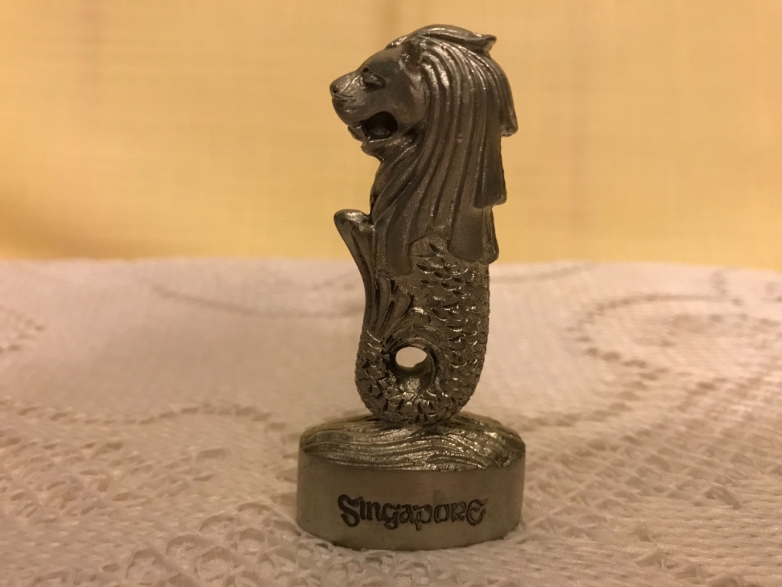 MerLion Selangor Pewter Paperweight Singapore/Figurine | eBay