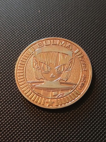 COIN PIECE MEDAL MEDAILLE BULMA DRAGON BALL DBZ 2004 COLLECTOR BANDAI ...
