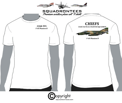 335th Tac Fighter Squadron Chiefs Squadron T-Shirt D1, USAF Licensed ...
