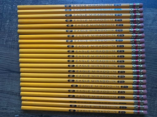 Vintage Eagle Mirado Pencils 2 1/2 - 21 UnSharpened - 174 - Chemi-Sealed | eBay