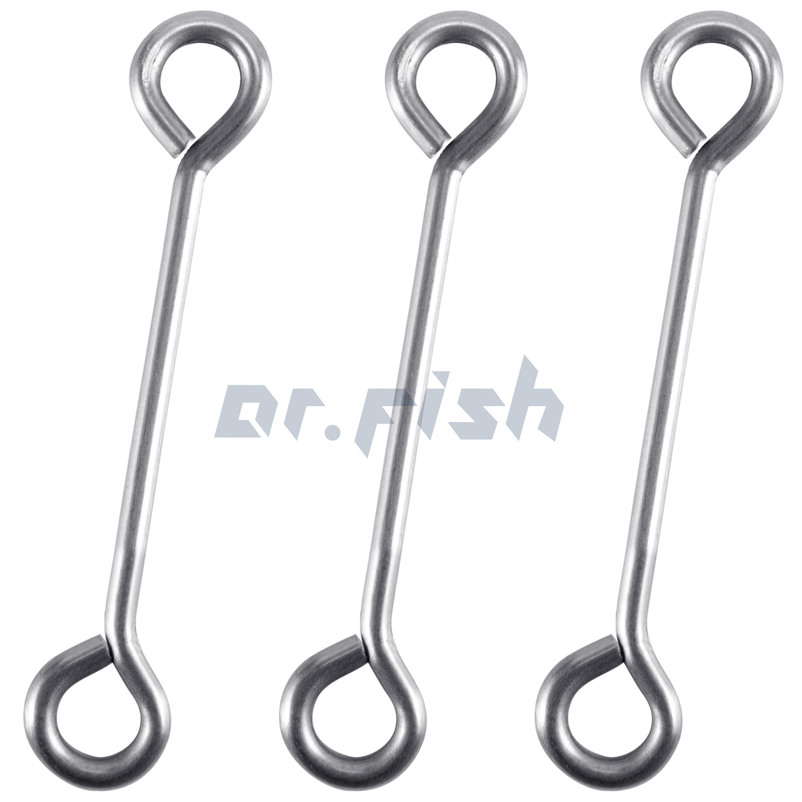 100PCS Long Tail Lead Mould Loop Wire Fishing Weight Sinker DCA Clip ...